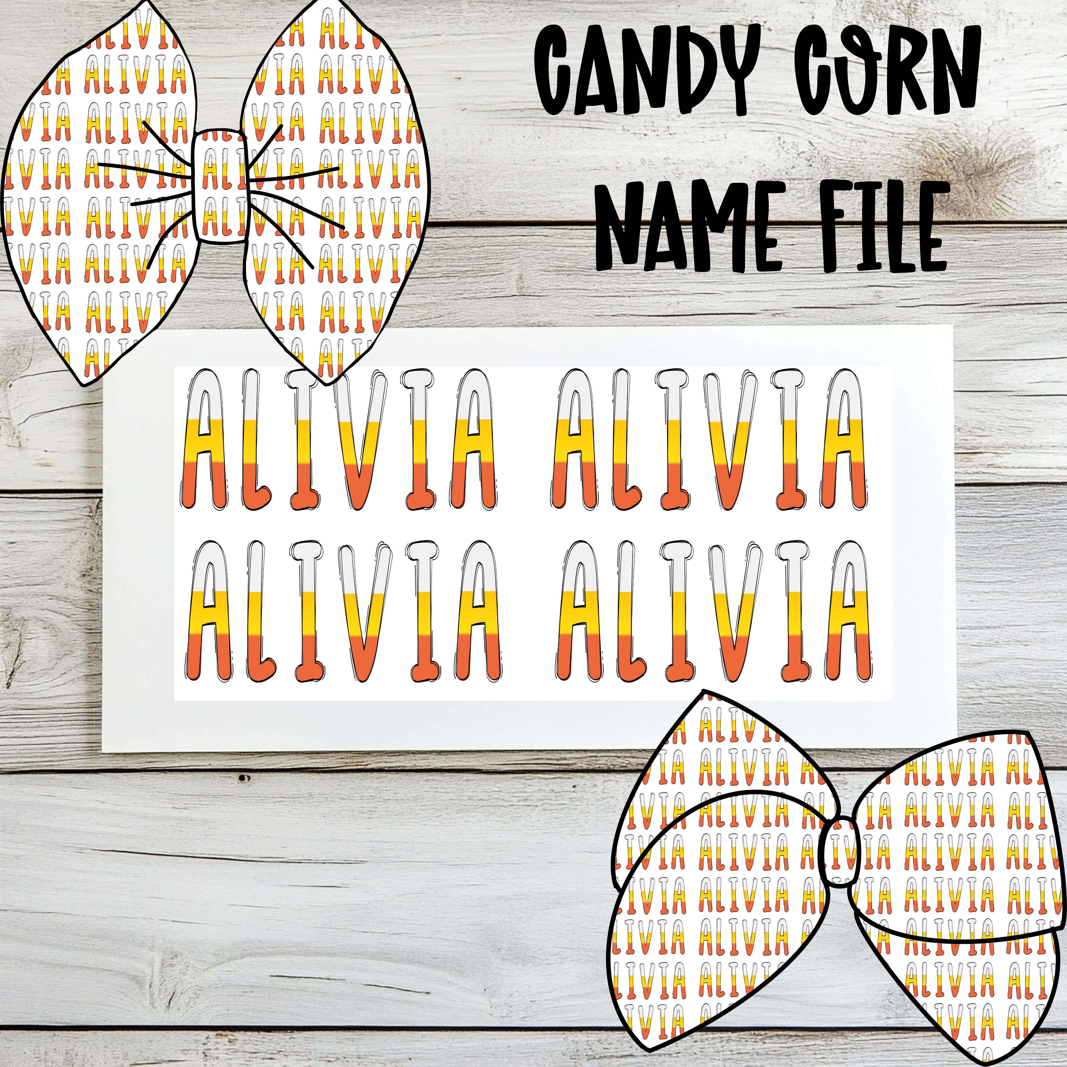 Candly Corn Name File (HALLW03) – Sweet Bee Fabric