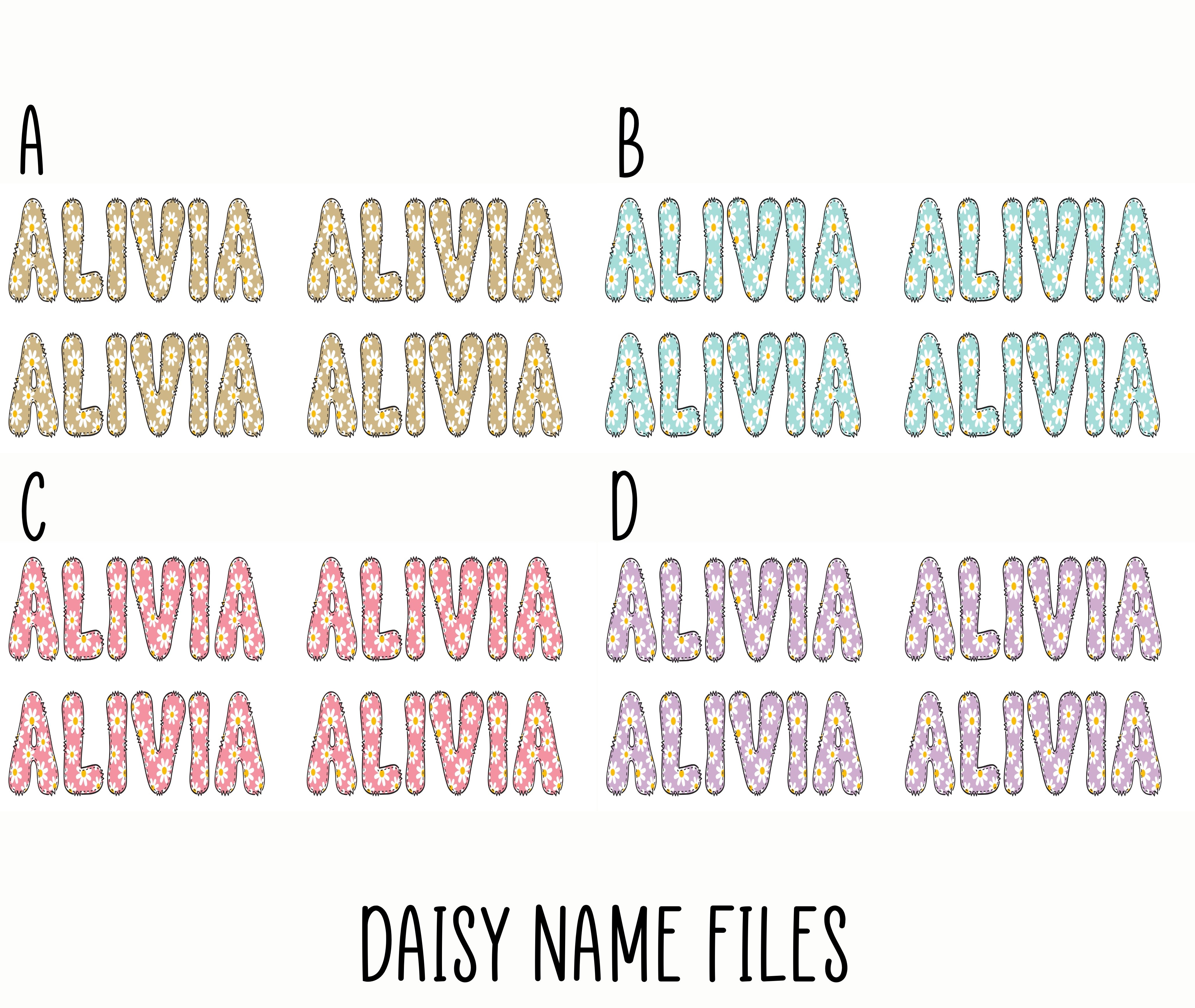 Daisy Name Files – Sweet Bee Fabric
