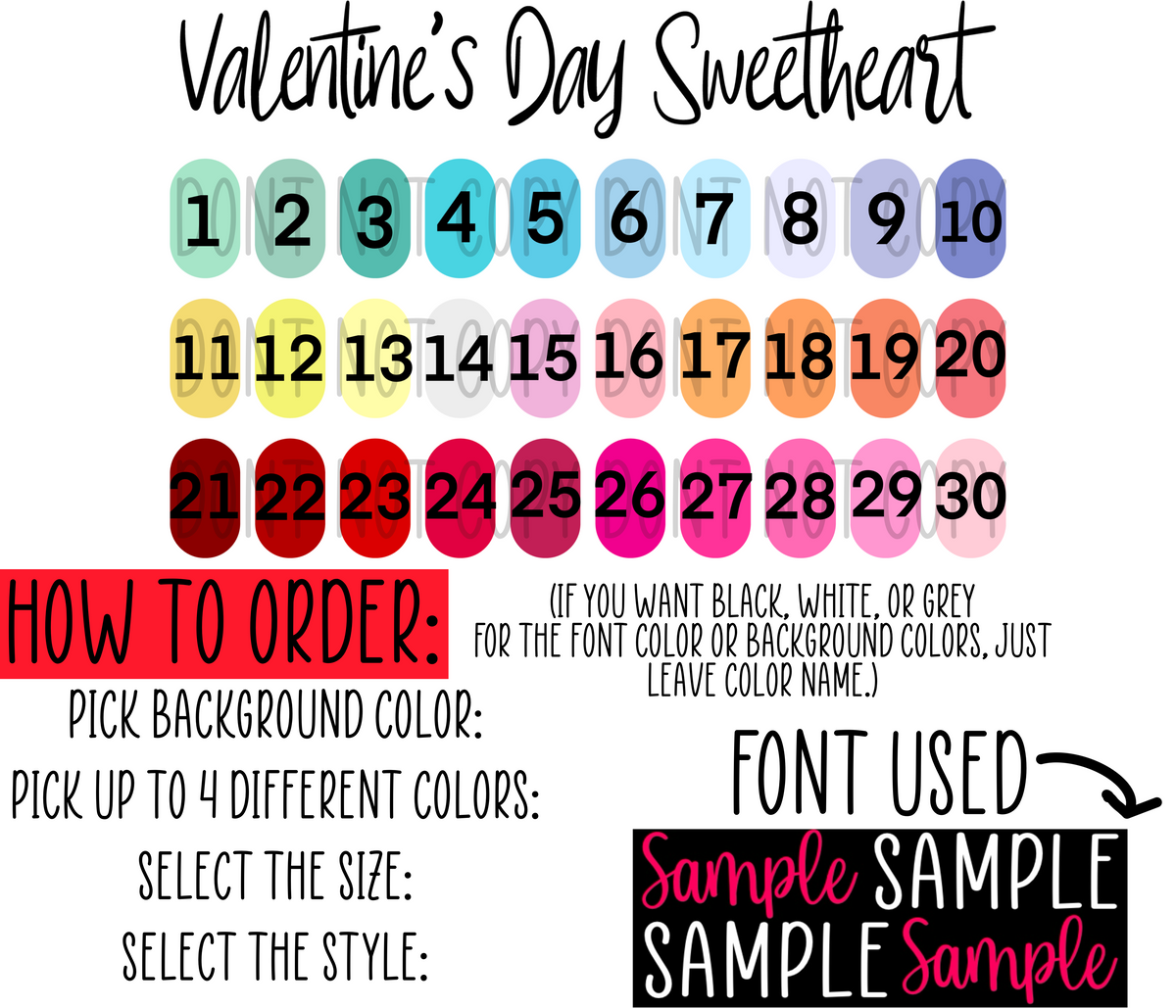 Valentine's Day Personalized – Sweet Bee Fabric